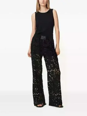 ALLSAINTS Amelie Straight Leg Lace Trousers