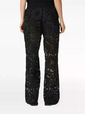 ALLSAINTS Amelie Straight Leg Lace Trousers