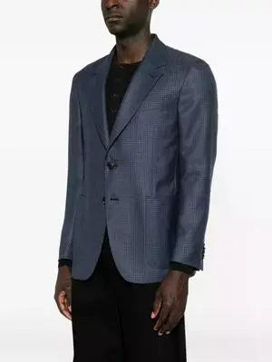 Zegna Check-patterned Blazer