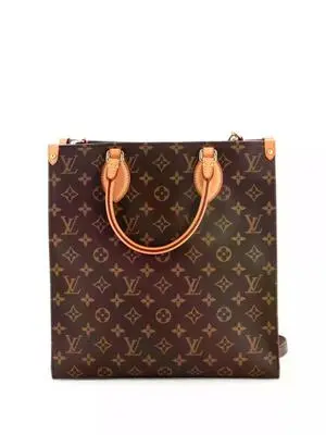 LOUIS VUITTON Sac Plat Nm Bag Monogram Canvas Pm Shoulder Bag - Brown