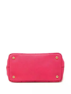 Prada 2013-2026 Small Canvas Canapa Logo Tote Satchel