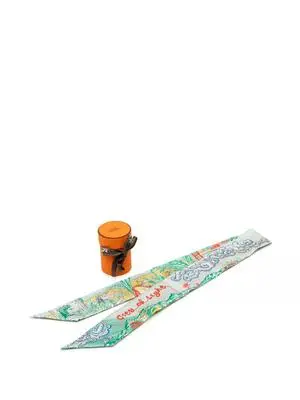 Hermès 2000-2026 City Of Light Silk Twilly Scarf Scarves - Green