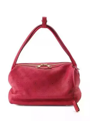 LOUIS VUITTON 2011-2020 Monogram Mahina Galatea Pm Shoulder Bag - Red