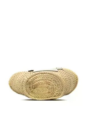 Loewe 2023 Small Raffia Anagram Basket Tote Bag