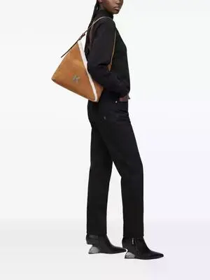 Karl Lagerfeld Small Geo Suede Tote Bag