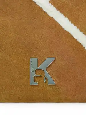 Karl Lagerfeld Small Geo Suede Tote Bag