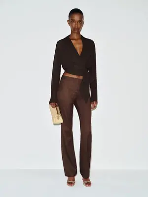 REFORMATION Zev Top - Brown