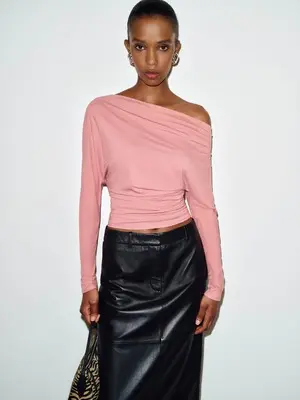 REFORMATION Landon Knit Top - Pink