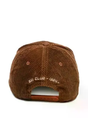 Dsquared2 Logo-patch Corduroy Baseball Cap - Brown