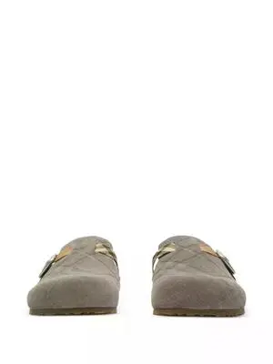 Burberry Embossed Check Slipper