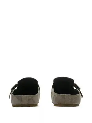 Burberry Embossed Check Slipper