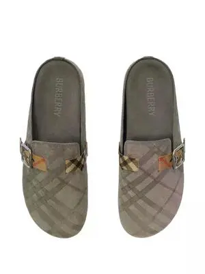 Burberry Embossed Check Slipper