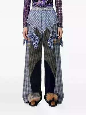 CHOPOVA LOWENA Swoon Pyjama Patchwork Palazzo Pants