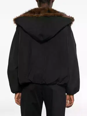 ELEH Faux Fur Trim Hooded Jacket