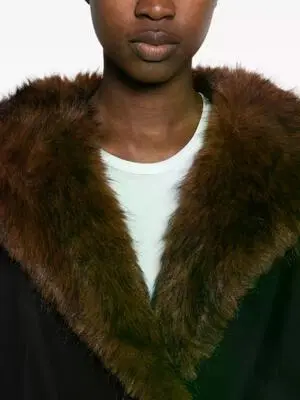 ELEH Faux Fur Trim Hooded Jacket