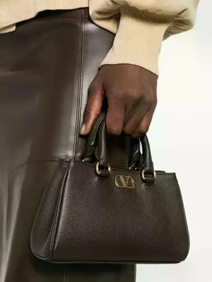 Valentino Garavani Leather Tote Bag