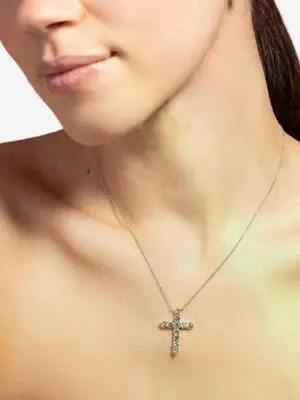 Kwiat Diamond Cross Necklace