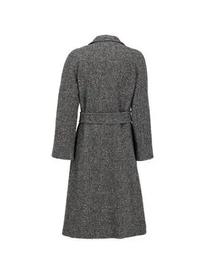 Moschino Herringbone Embroidered Coat