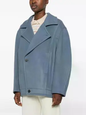 SEMICOUTURE Double-breasted Notch-lapel Coat