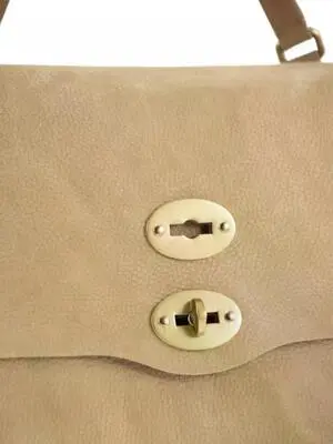 ZANELLATO Postina Jones Grained-leather Tote Bag - Neutrals