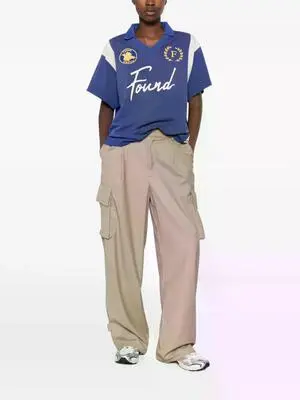 FOUND Pleated Detail Button-tab Cargo Pants
