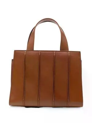 Max Mara Whitney Leather Tote Bag - Brown