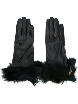 Prada Fur Trimmed Gloves