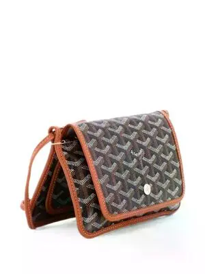 Goyard Plumet Clutch Wallet Coated Canvas Crossbody Bag - Black