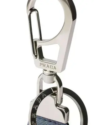 Prada Saffiano Leather Keychain