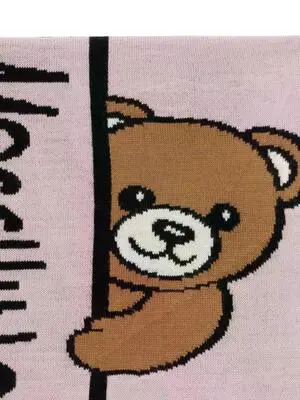 Moschino Teddy Bear Motif Scarf