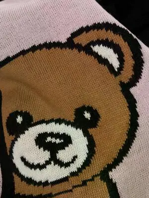 Moschino Teddy Bear Motif Scarf