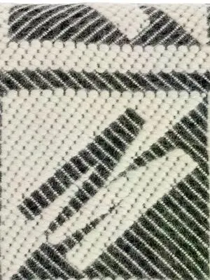 Moschino Geometric-pattern Logo-patch Scarf