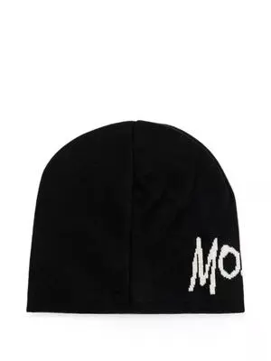 Moschino Teddy Bear Logo Beanie Hat