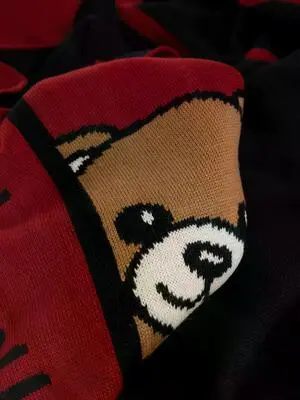Moschino Teddy Bear-logo Scarf