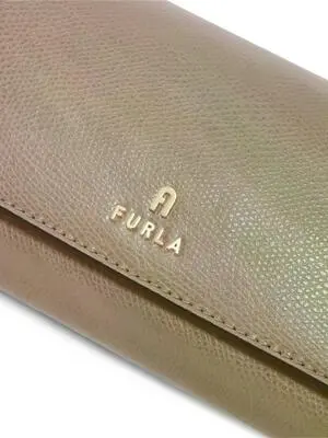 Furla Logo-plaque Grained-leather Wallet