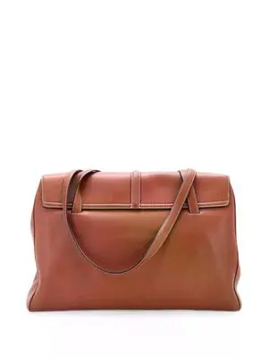 Celine Soft 16 Bag Smooth Calfskin Large Shoulder Bag - Brown