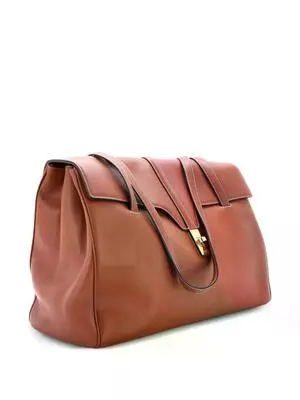 Celine Soft 16 Bag Smooth Calfskin Large Shoulder Bag - Brown