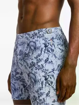 Orlebar Brown Bulldog Zephra-print Swim Shorts - Blue