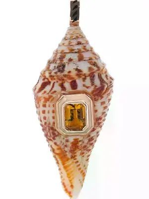 DEZSO Conus-shell Scapolite Pendant