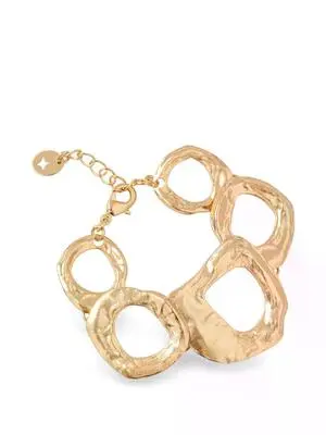 SESSUN Maxie Hammered-Effect Link Bracelet