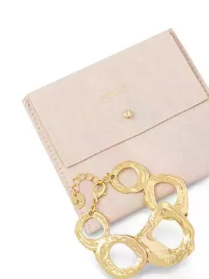 SESSUN Maxie Hammered-effect Link Bracelet