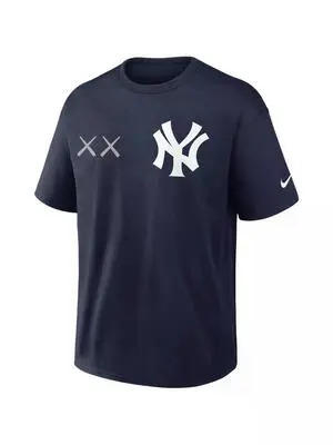 KAWS X Nike X Aaron Judge New York Yankees Mlb T-shirt - Blue