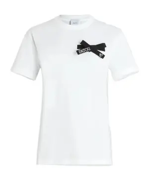PATOU Bow Detailed Crewneck T-shirt