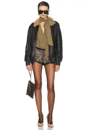 Valentino Garavani Jersey Lace Bottom