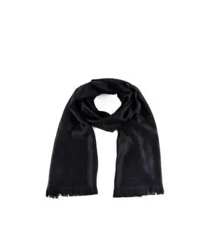 Gucci Gg Jacquard Pattern Knitted Scarf