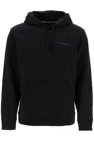 Patagonia Fitz Roy Icon Uprisal Drawstring-fastening Hoodie - Black