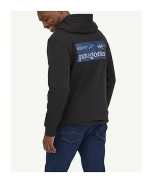 Patagonia Fitz Roy Icon Uprisal Drawstring-fastening Hoodie - Black