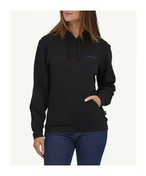 Patagonia Fitz Roy Icon Uprisal Drawstring-fastening Hoodie - Black
