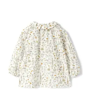 IL GUFO All-over Printed Blouse With Ruffled Collar