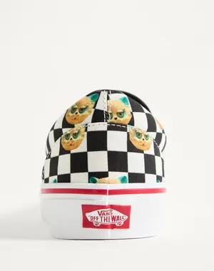 Valentino Garavani X Vans Slip-on Sneakers With Le Chat De La Maison And Vlogo Checkerboard Print